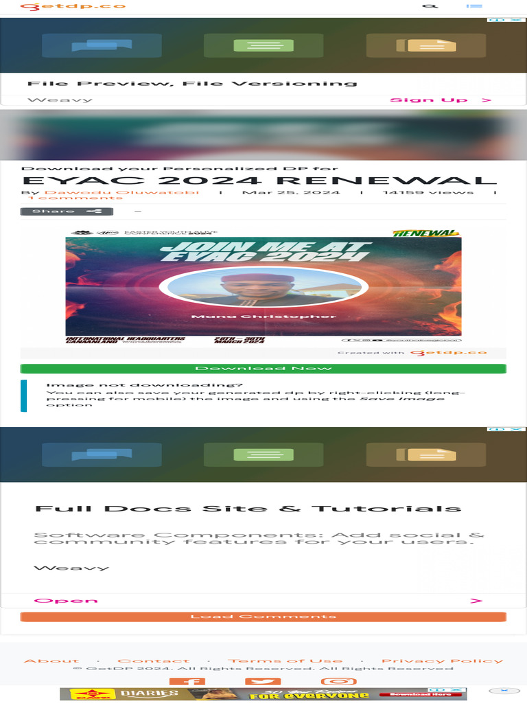 Your Eyac 2024 Renewal DP - Getdp | PDF