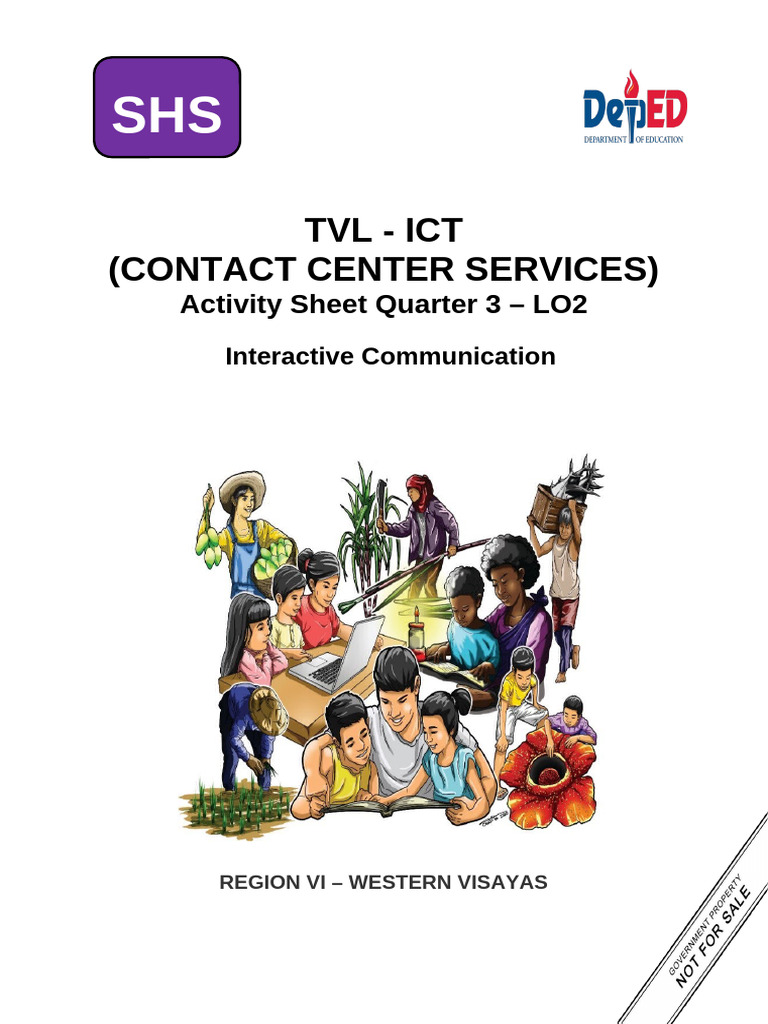 ICT ContactCenterServices SHS Q3 LAS6 FINAL | PDF | Call Centre | Learning