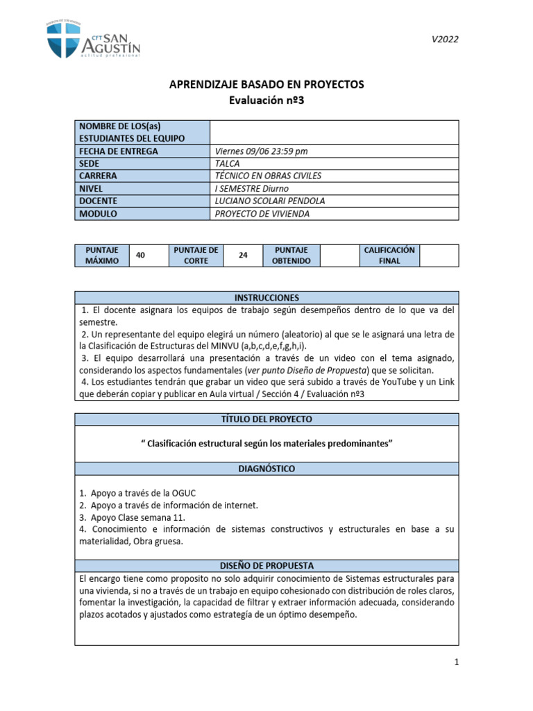 ABpro Estudiante Diurno | PDF | Evaluación | Cognición