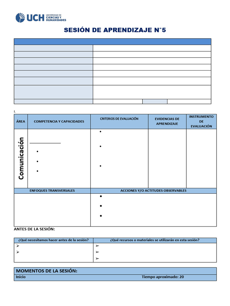 Sesion 5 | PDF | Evaluación