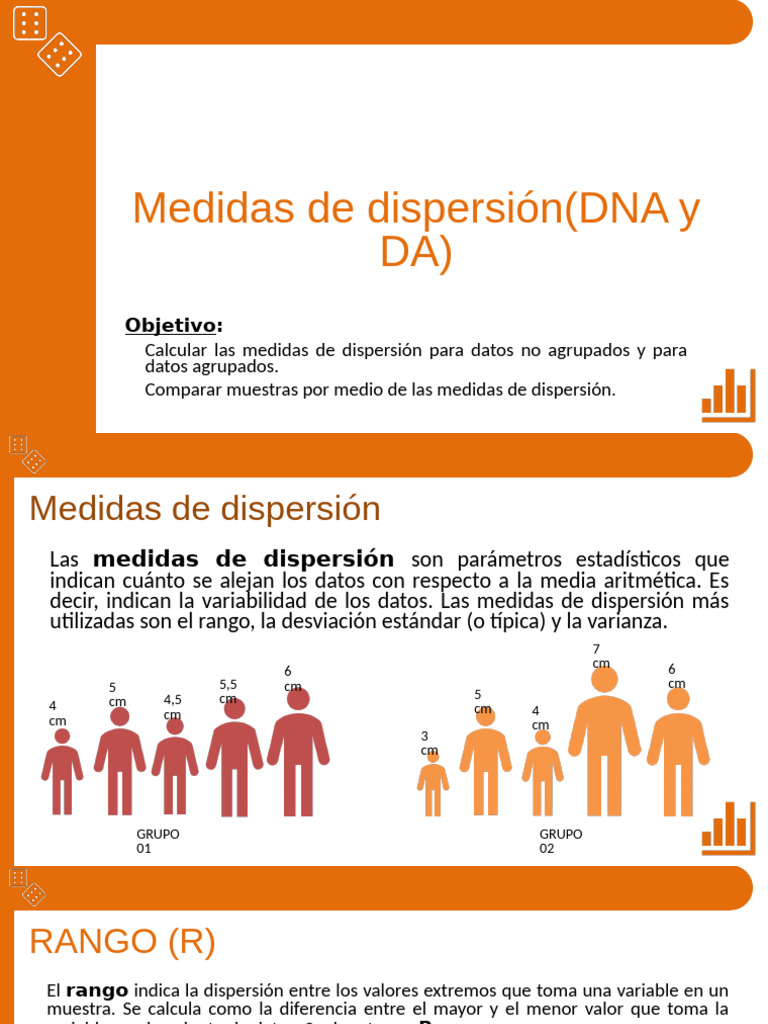 Medidas de DispersiÃ N (DNA y DA) Estudiantes | PDF | Diferencia ...