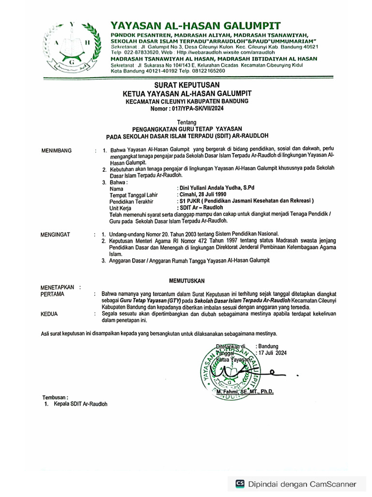 SK Dini Yuliani Andala Yudha, S.PD | PDF