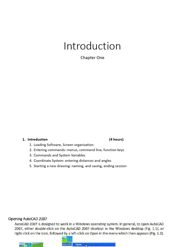 Computer Aided Drawing ME505 | PDF | Computer Aided Design | Software