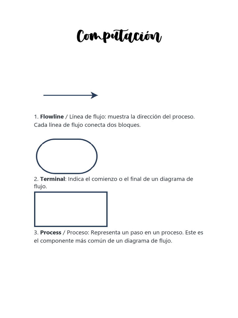 Elementos Clave de Diagramas de Flujo | PDF