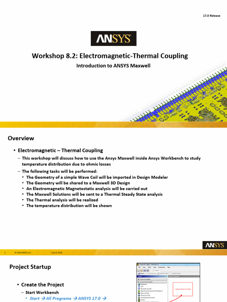 Maxwell-Intro 17.0 WS8.2 Electromagnetic Thermal Coupling | PDF | Software