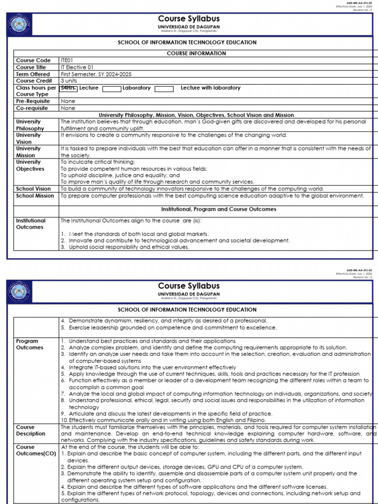5420241002105457-IT Elective 01 | PDF | System | Input/Output
