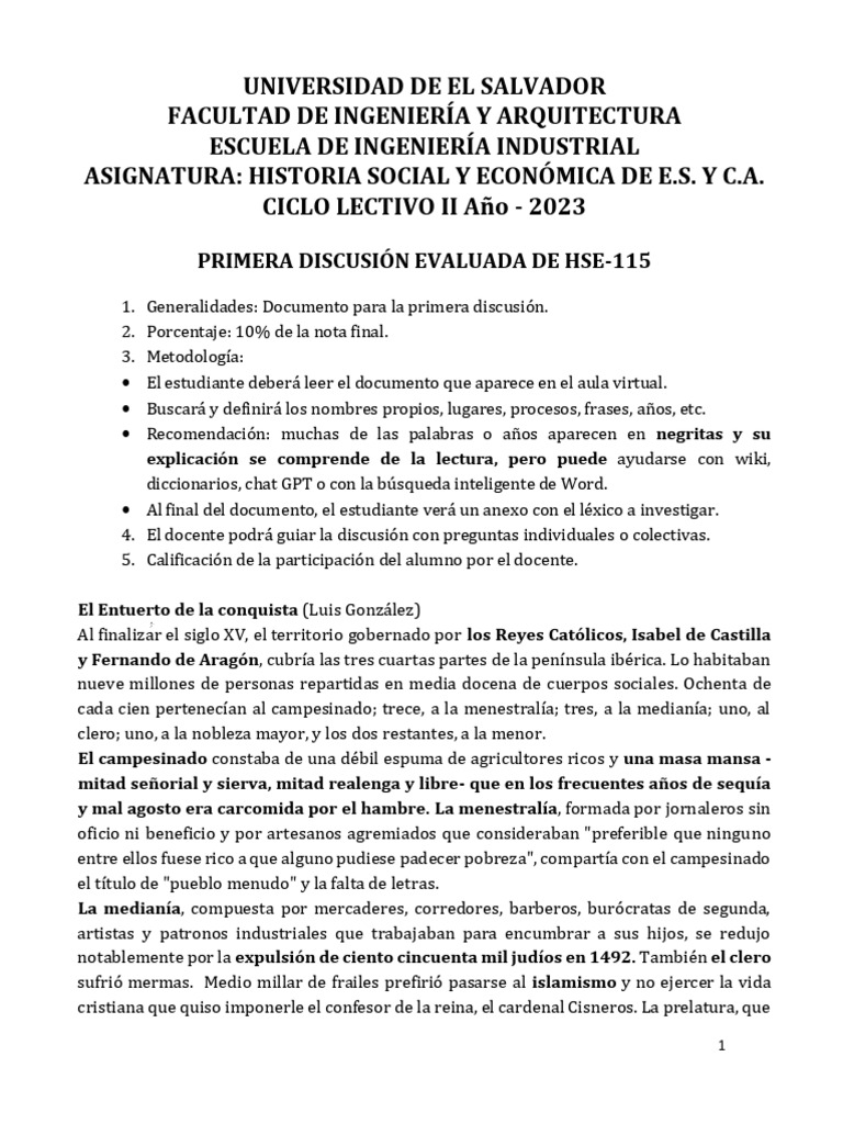 El Entuerto de La Conquista HSE 2023 | PDF | Nueva españa | Hernán Cortés