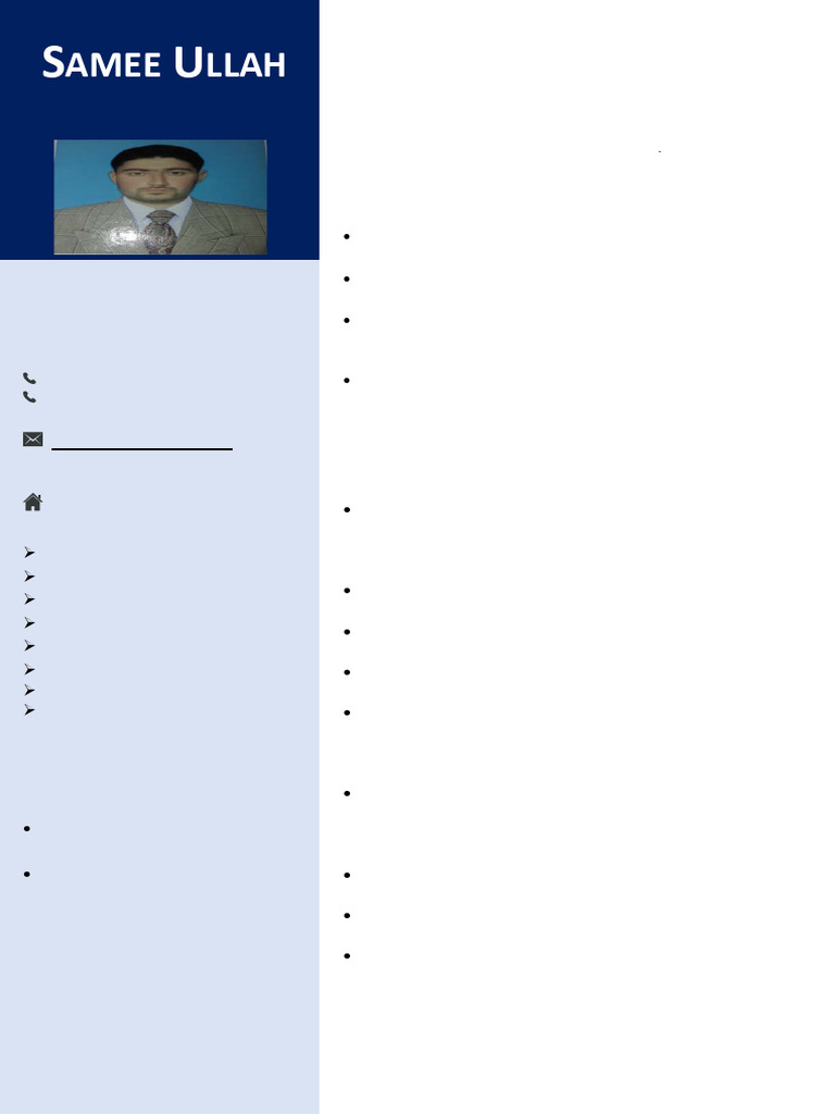 Samee Ullah HSE Supervisor 8 Jeddah | PDF | Safety | Occupational ...