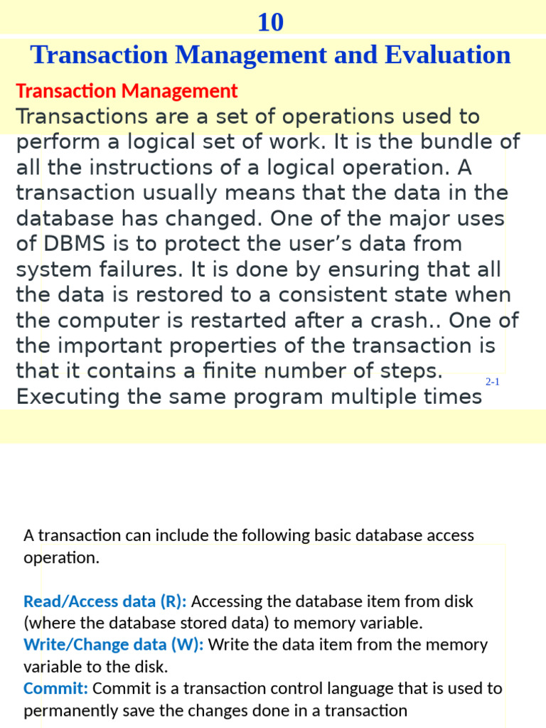 Transaction Management & ACID Properties | PDF | Database Transaction | Acid