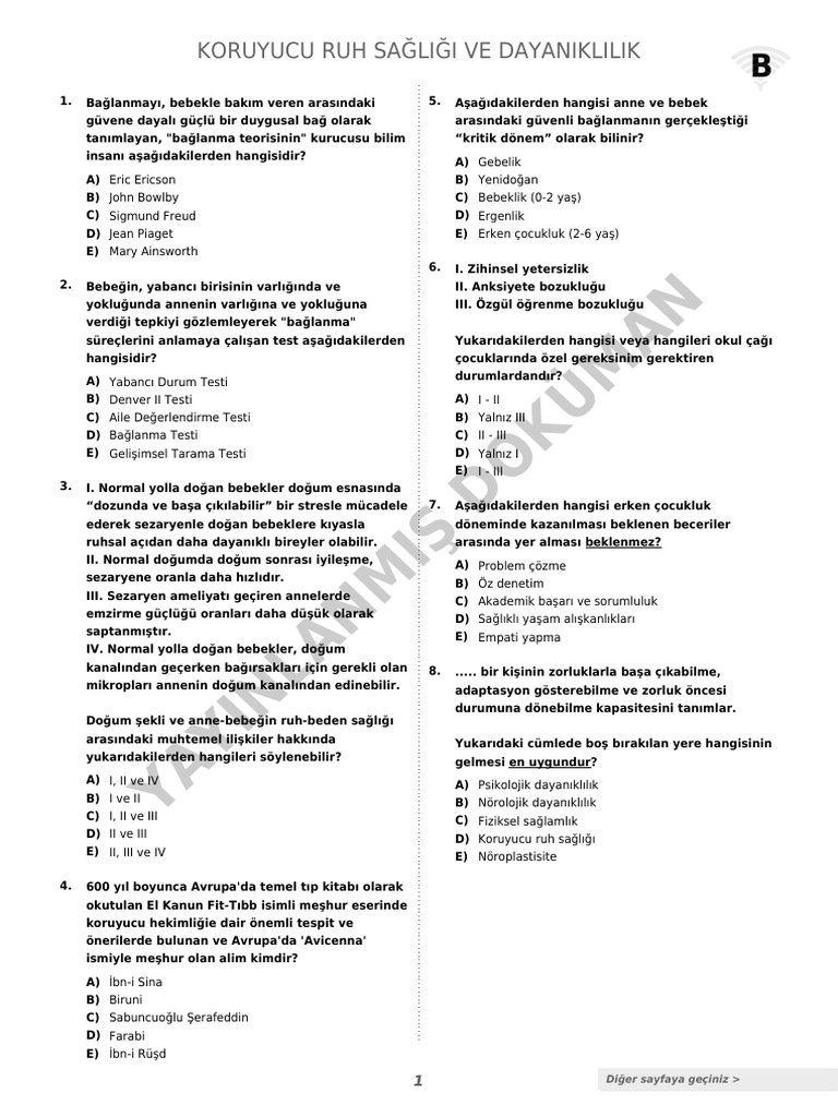 Sınıf 3 Ders | PDF