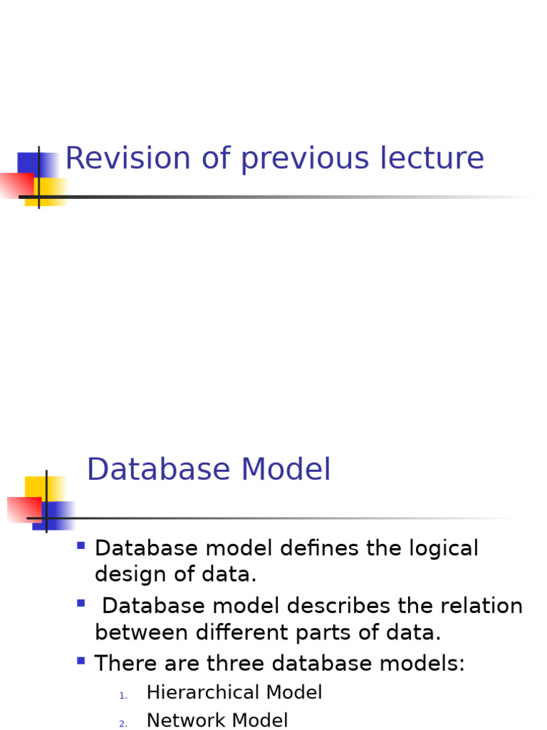 Database Models and ERD Overview | PDF | Relational Database | Data Model