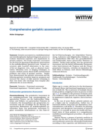 Comprehensive Geriatric Assessment | PDF | Geriatrics | Dementia