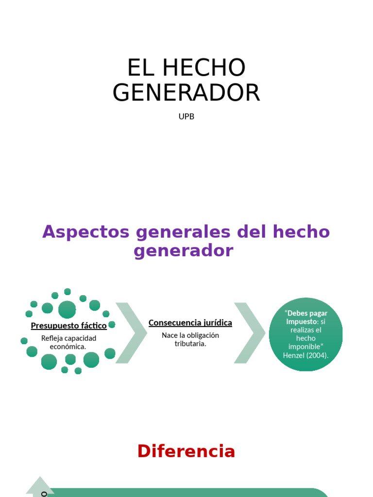 El Hecho Generador | PDF | Contabilidad | Factura