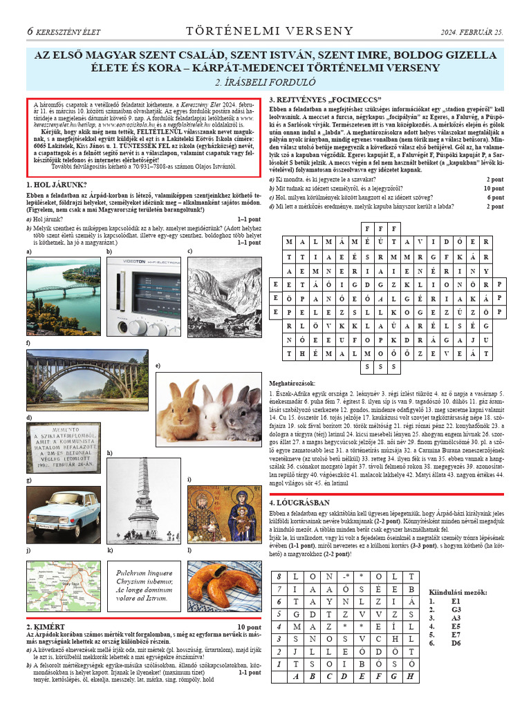 Történelmi Verseny | PDF