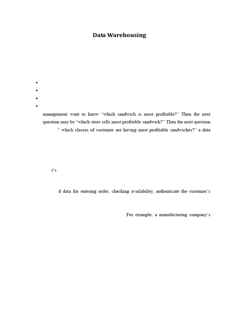 Data Warehousing and Data Mining | PDF | Data Warehouse | Cluster Analysis