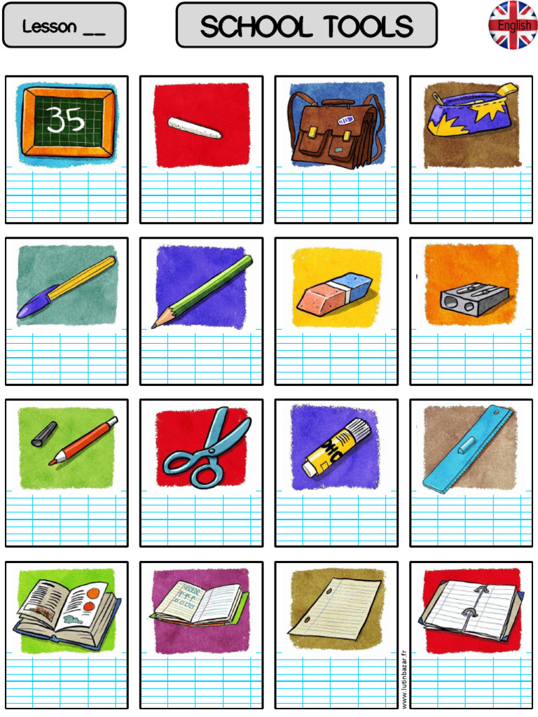 Essential School Tools List | PDF | Art