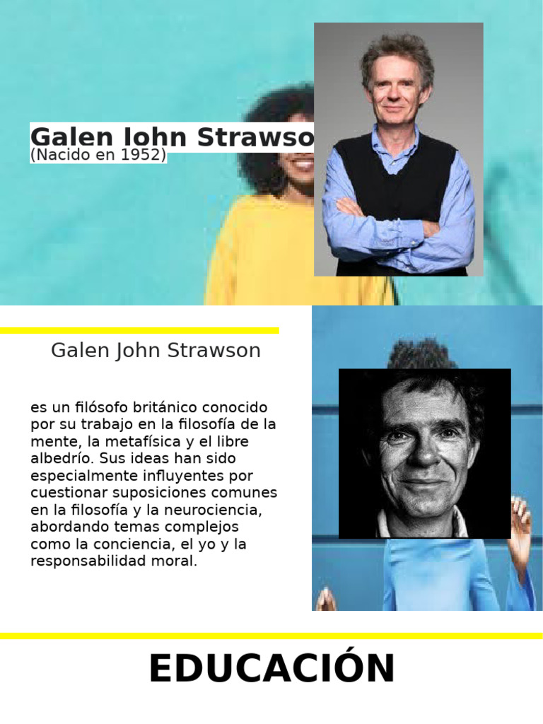 Galen John Strawson | PDF | Libre albedrío | David Hume
