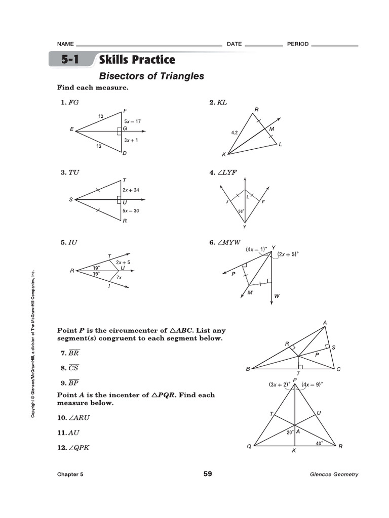 g9 Geo Bisector of Triangle | PDF