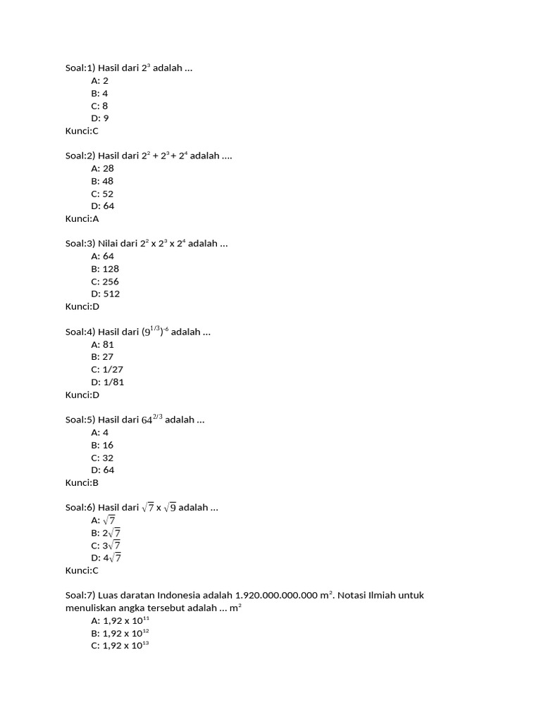 Soal Am Matematika 2023-2024 | PDF | Metode & Bahan Ajar