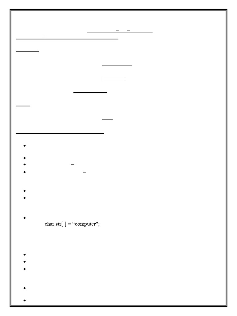 11CS-SM-CH11 and 12 - 2024-25 | PDF | Namespace | Computing