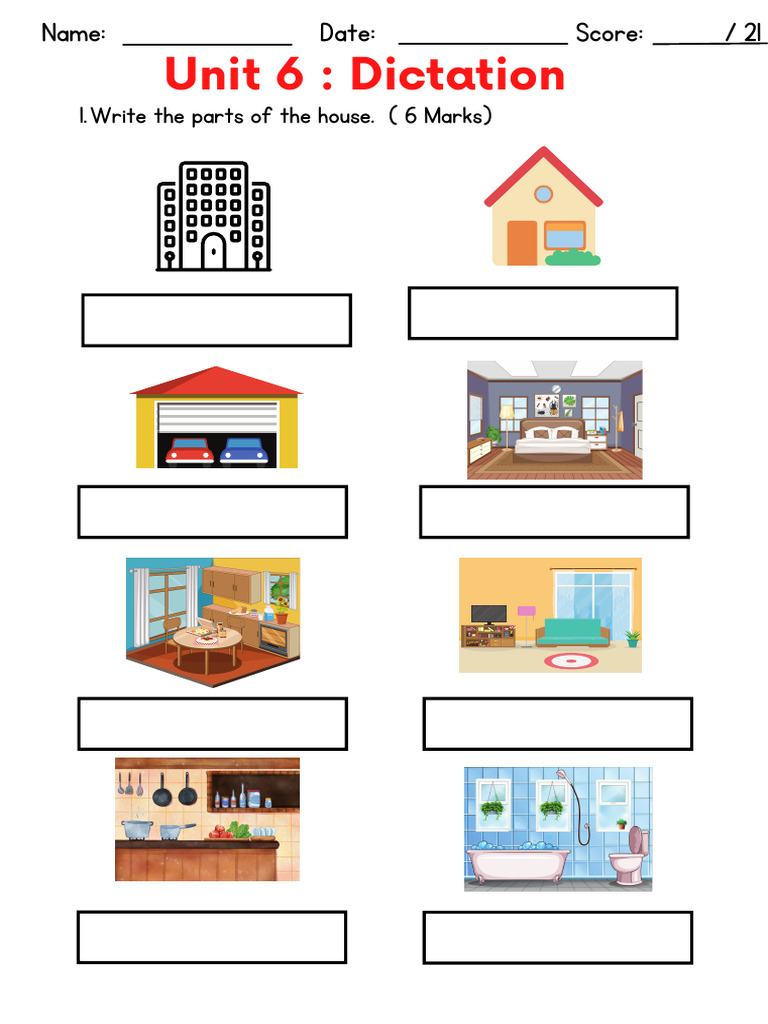 My School Dictation | PDF | Language Arts & Discipline | Foreign Language Studies