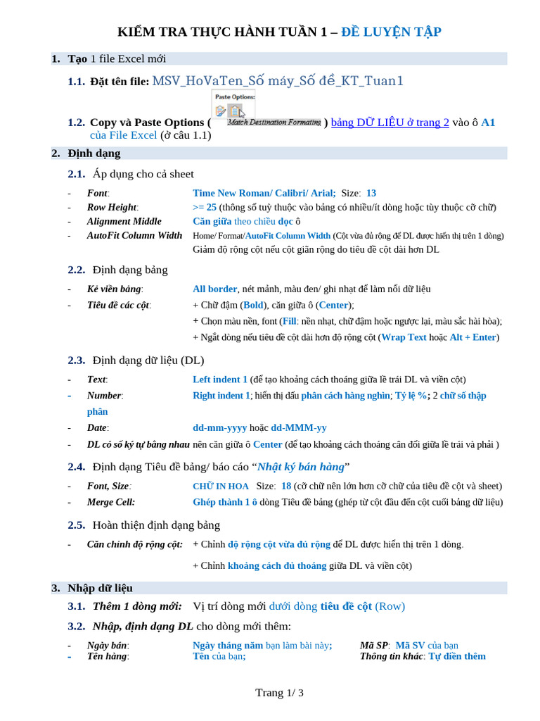 Luyentap Kiemtra Tuan1 | PDF