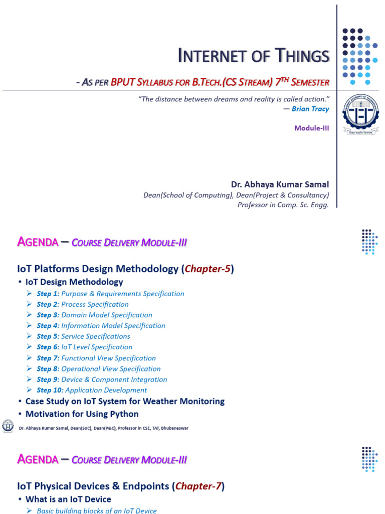 TAT-SoC-Internet of Things - Module-III | PDF | Internet Of Things | Raspberry Pi