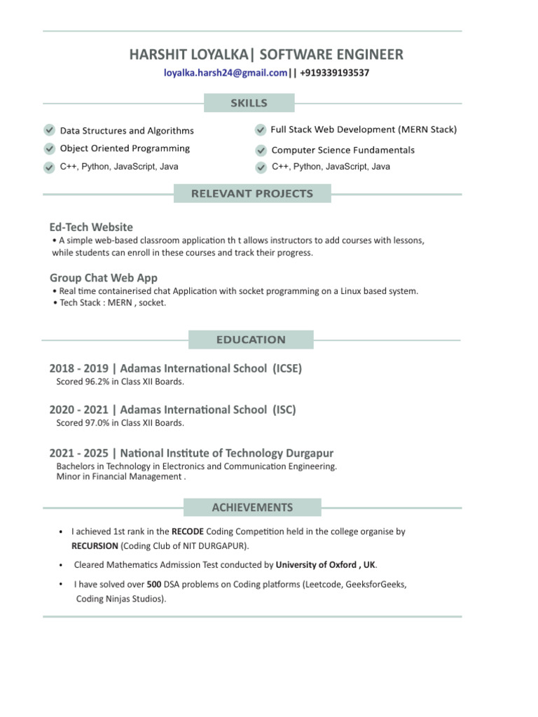 Harshit Loyalka OffCampus | PDF | Computers | Technology & Engineering