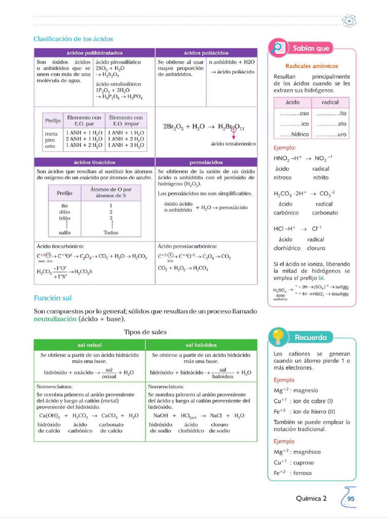 Quimica_2_-_semana_2_compressed | PDF | Sal (química) | Hidróxido
