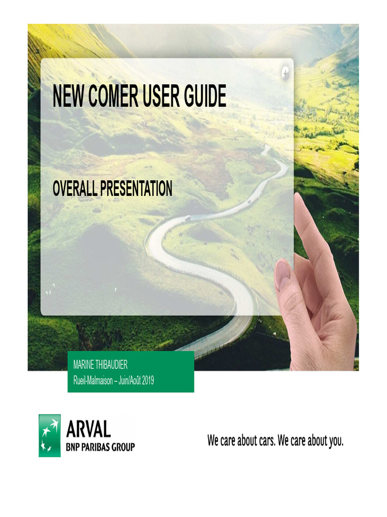 Newcomer User Guide - Overall Presentation | PDF | Bnp Paribas