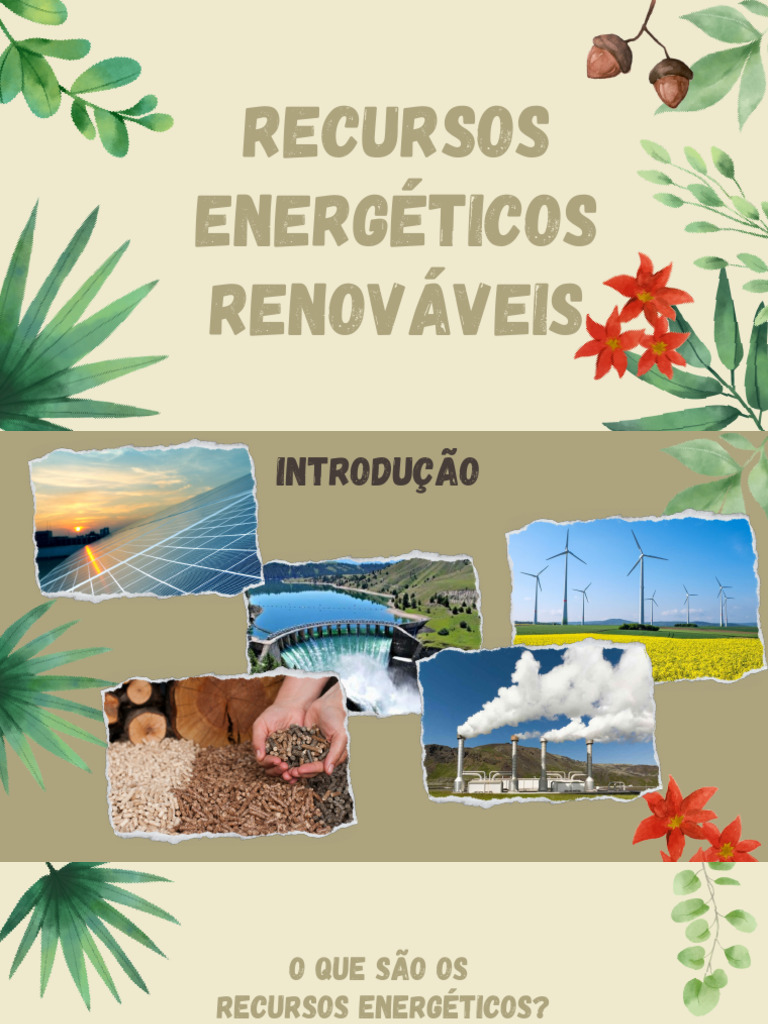 Recursos Energéticos Renováveis | PDF | Energia solar | Energia renovável