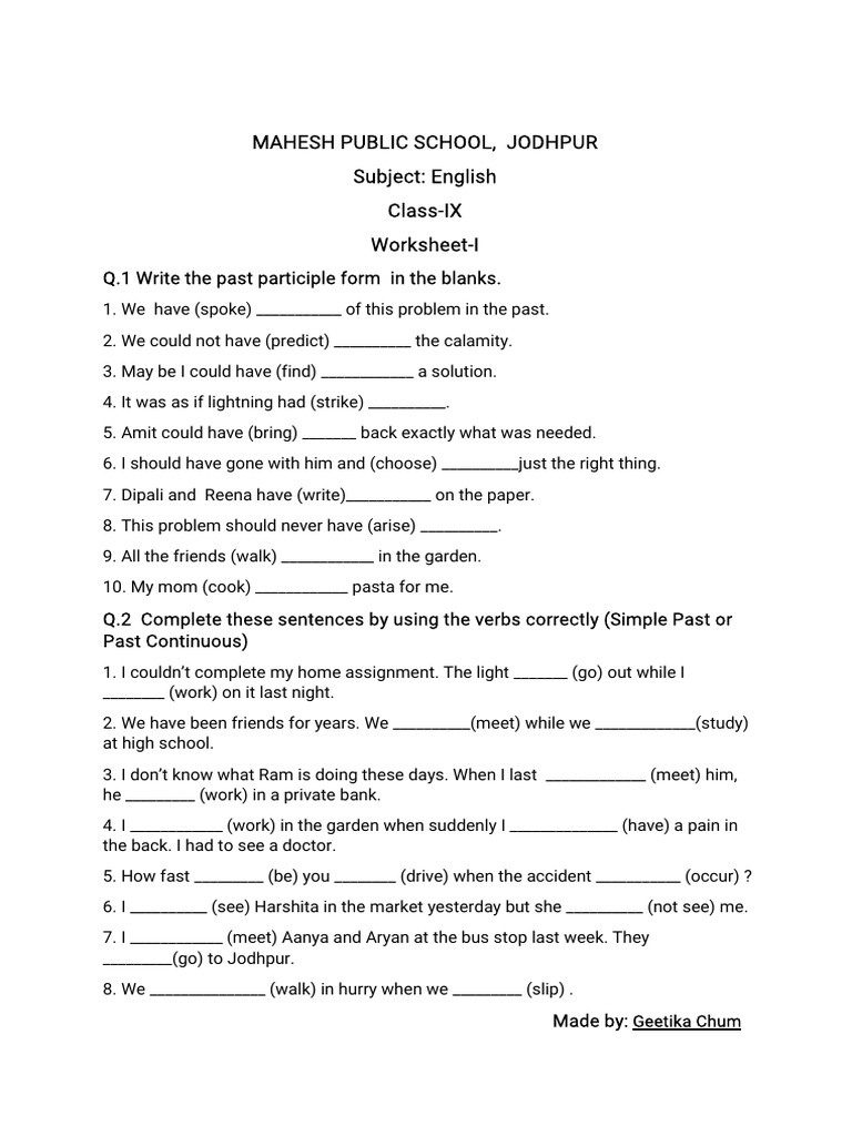 28download. 2worksheet-1 PDF | PDF