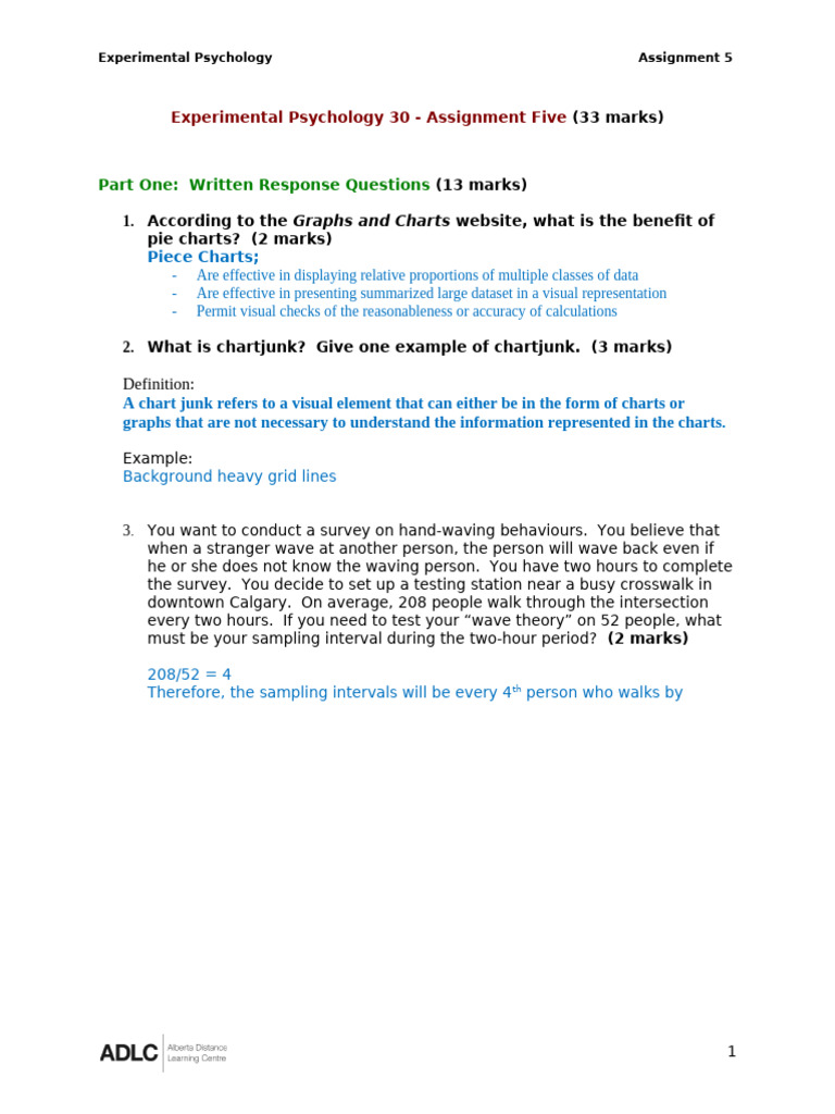 Assignment Five_EP_MN | PDF | Chart | Sampling (Statistics)