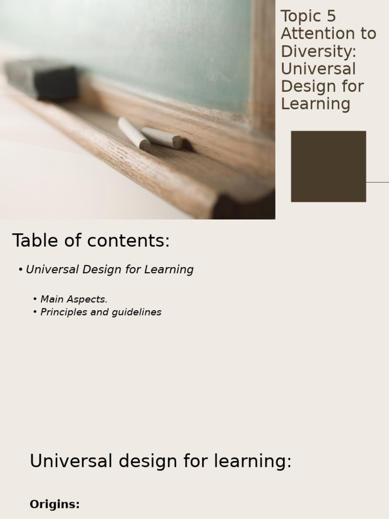 Topic 5 UDL | PDF | Learning | Reading Comprehension
