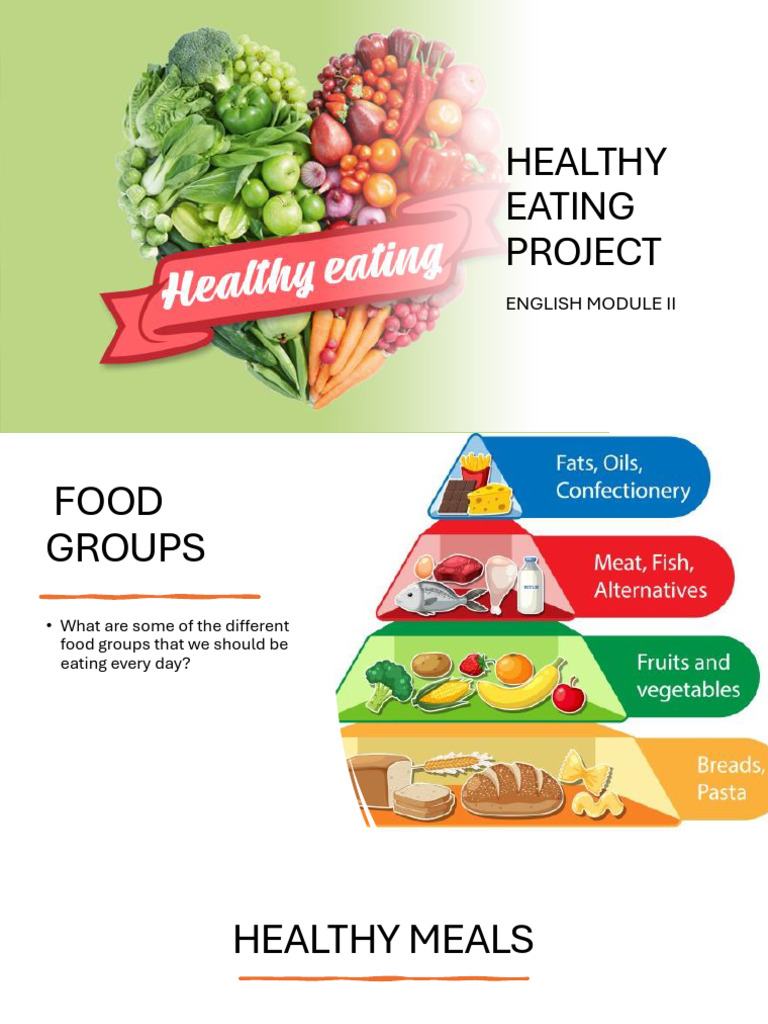 Healthy Eating Project Instructions | PDF