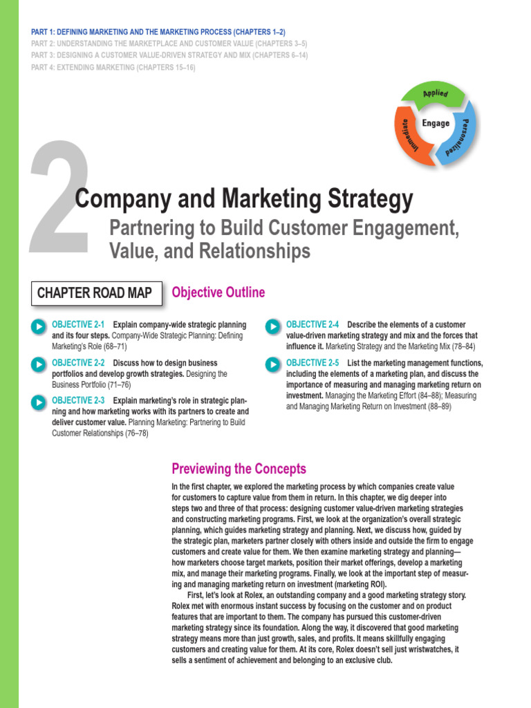 Chapter 2 - Company and Marketing Strategy | PDF | Marketing ...