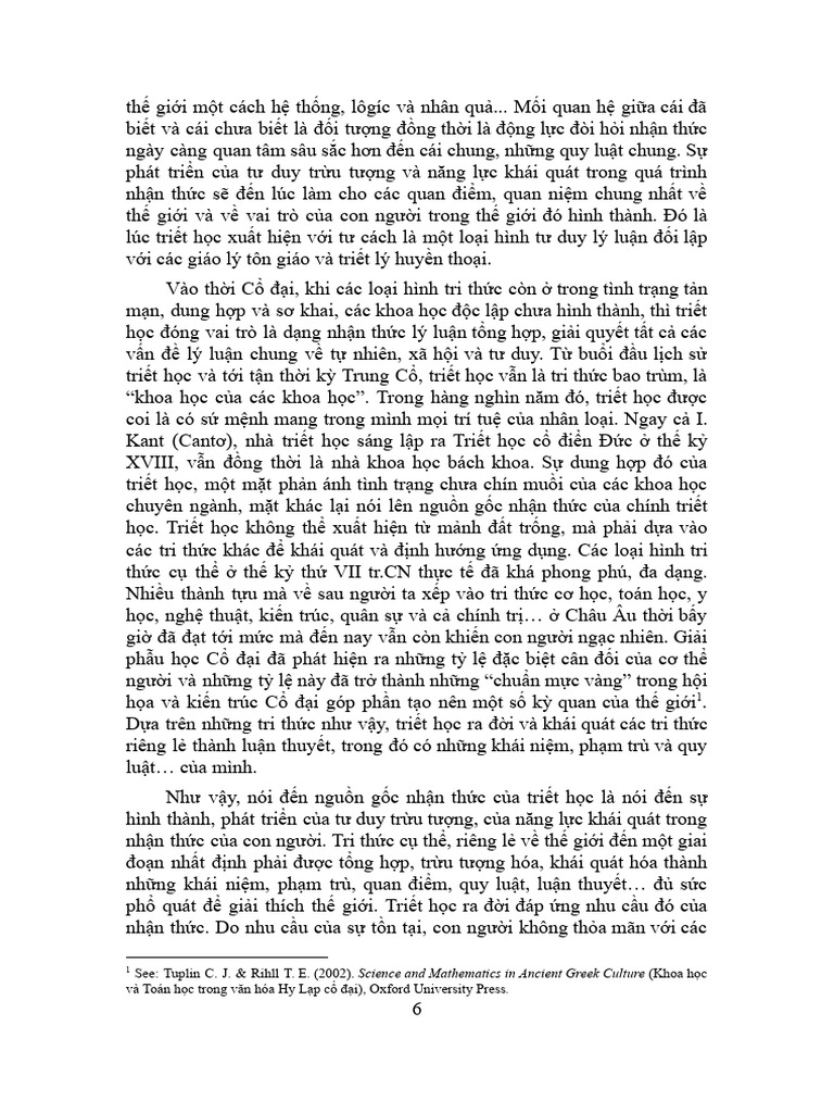 Giao Trinh Triet Hoc (Khong Chuyen) - 3 | PDF