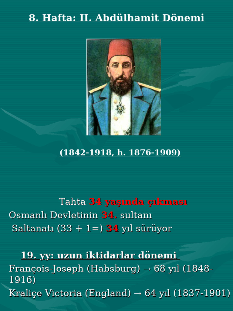 Hafta II. AbduÌ Lamid Devri | PDF