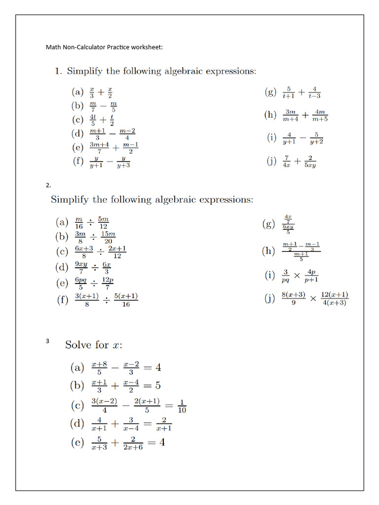 Math Diwali Practice Worksheet | PDF