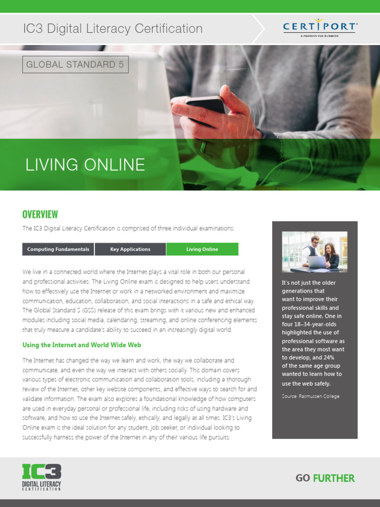 IC3 GS5 Living-Online FINAL-2016 | PDF | Internet | Social Media