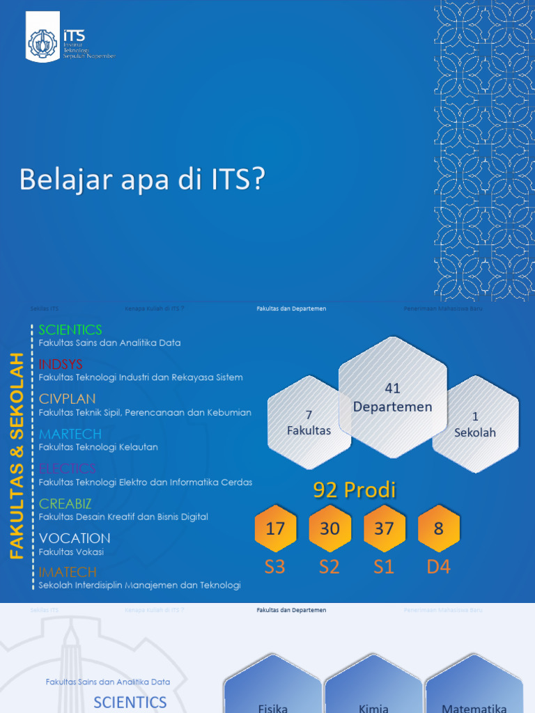Panduan Jurusan di ITS | PDF | Komputer