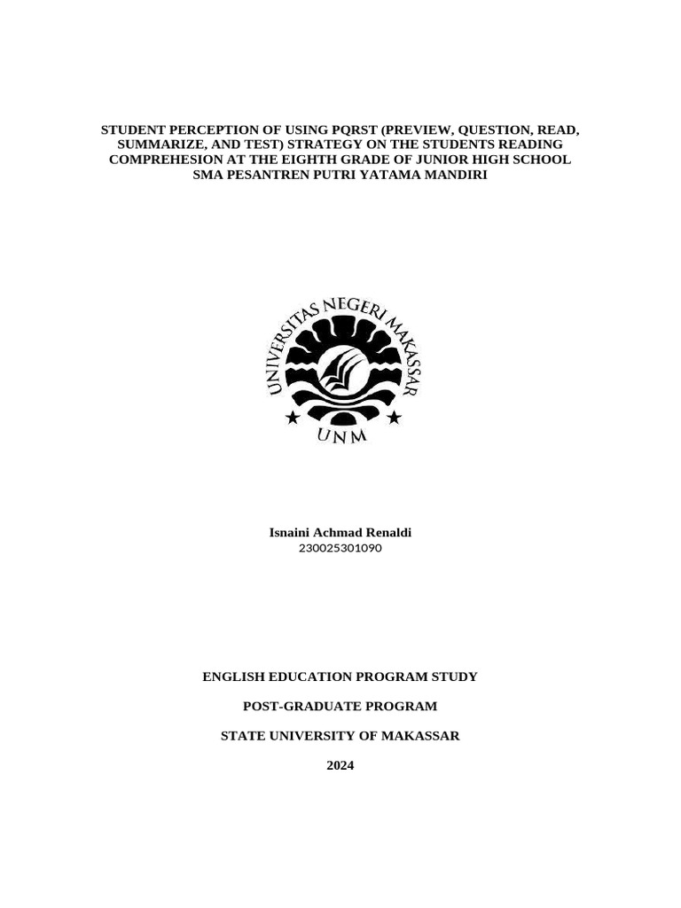 Isnaini Ahmad Renaldi (Chapter 1) | PDF | Reading Comprehension | Learning Isnaini Ahmad Renaldi (Chapter 1) | PDF | Reading Comprehension | Learning