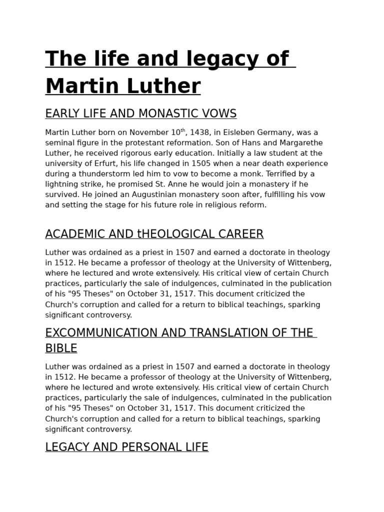 Martin Luther (History) | PDF | Religion & Spirituality