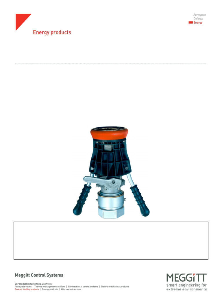 MEGGITT Underwing Refuelling Nozzle F116 Series DATASHEET | PDF | Valve ...