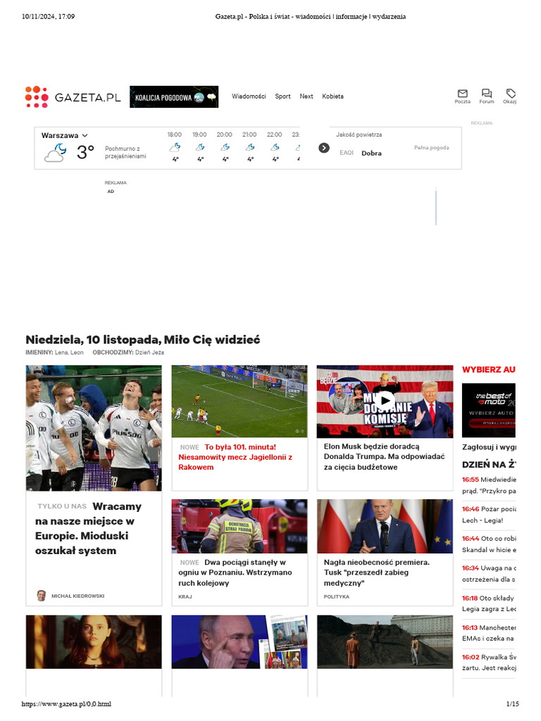 Gazeta - PL - Polska I Świat - Wiadomości - Informacje - Wydarzenia | PDF