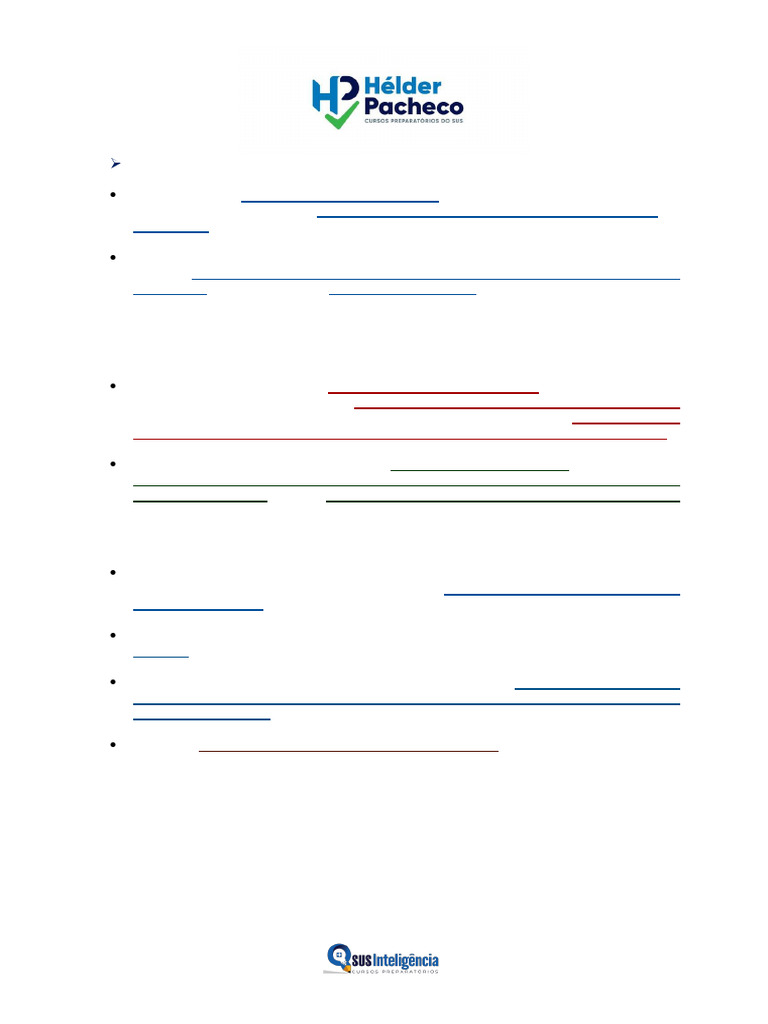 Resumo Teórico SUS - Lei 8.142 | PDF