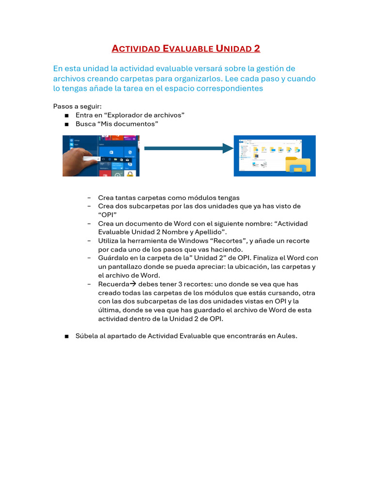 Actividad Evaluable Unidad 2 | PDF