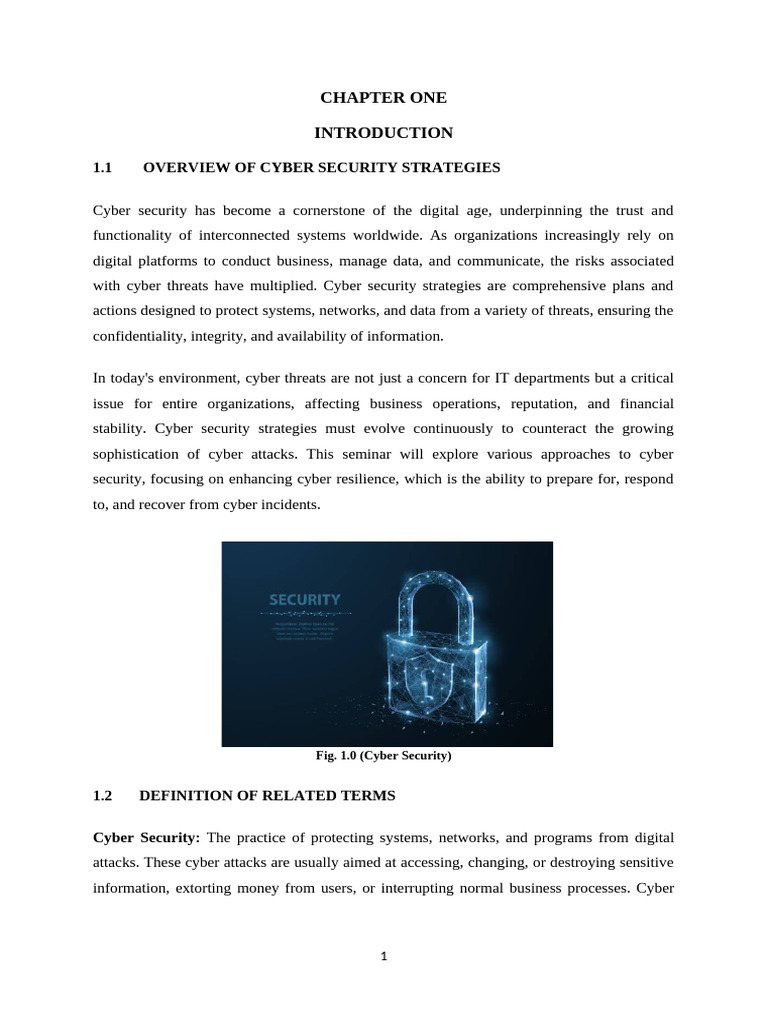 Cyber Security Strategies Overview | PDF | Security | Computer Security