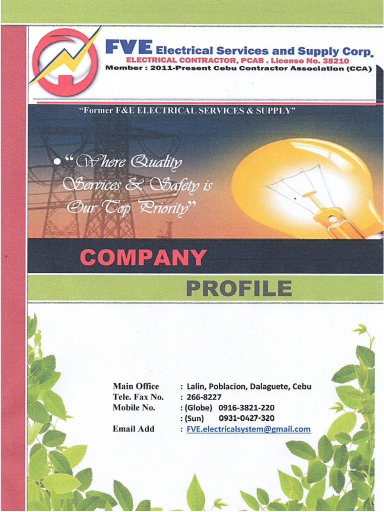 Company Profile-Fve (Updated) 2024 | PDF | Electrical Substation ...