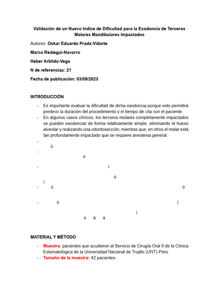 Resumen Articulo S7 Ciru PDF | PDF | Validez (Estadísticas) | Enfermedades y trastornos